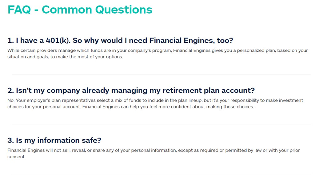 Financial Engines: How It Works, Costs, and What to Expect