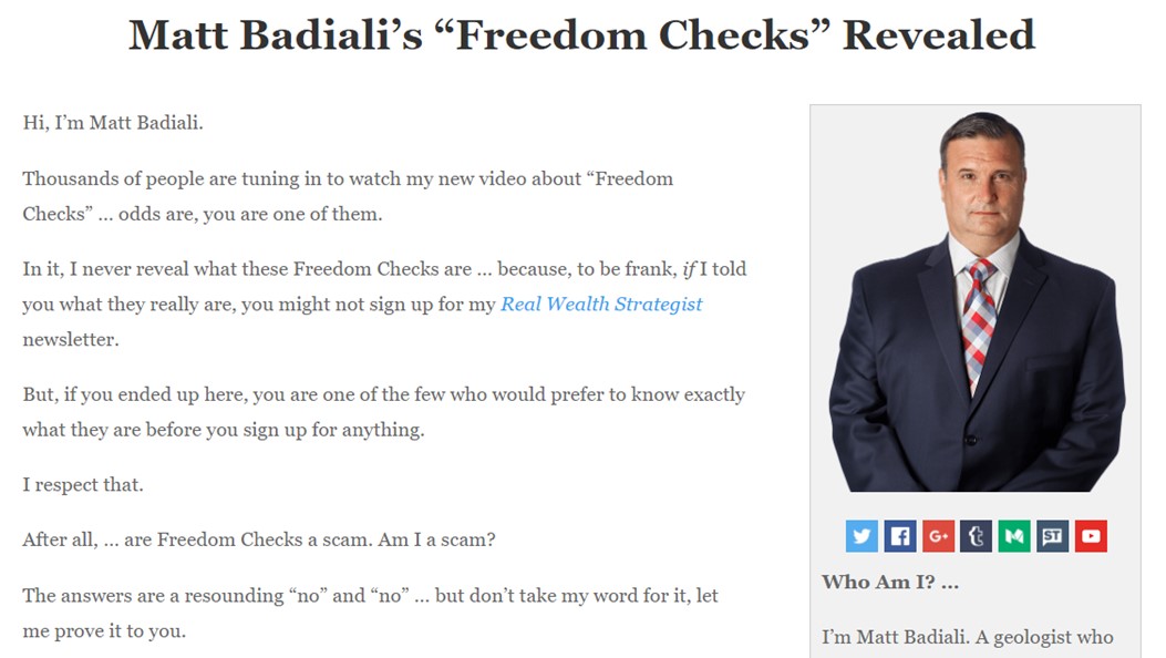 Freedom Checks Review: Legit Or A Scam To Avoid?